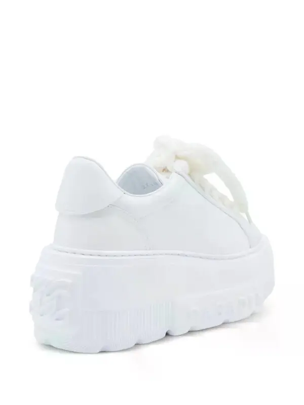 Casadei Nexus Chain-link Chunky-sole Leather Sneakers