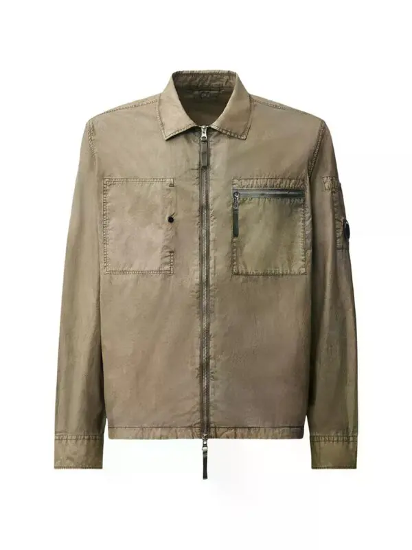 C.P. COMPANY Lens-detail Cotton Jacket - Neutrals