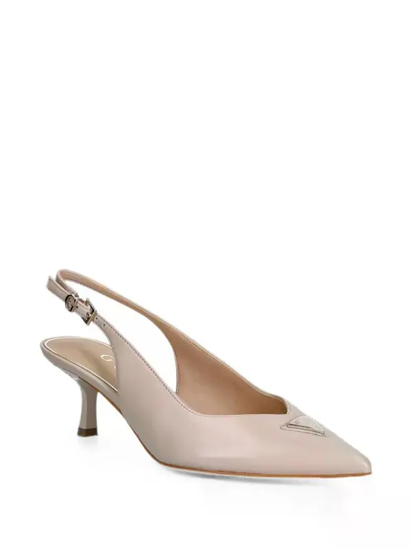 Guess Logo-plaque Slingback Pumps