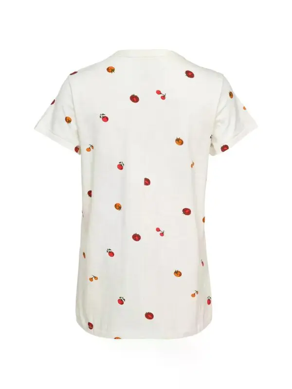 Rag & Bone Tomato-print T-shirt - Neutrals