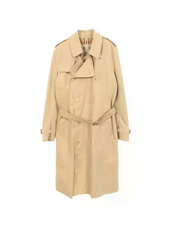 Burberry 2000s Kensington Double-breasted Trench Coat - Neutrals