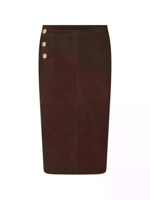 Liu Jo Suede Midi Skirt