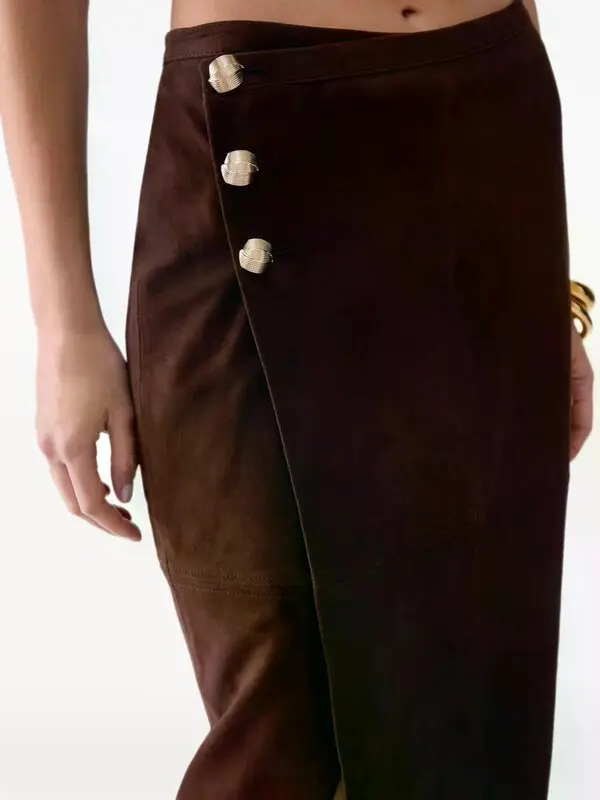 Liu Jo Suede Midi Skirt