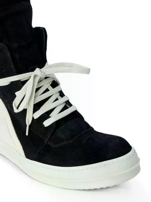 Rick Owens Paneled High-top Sneakers