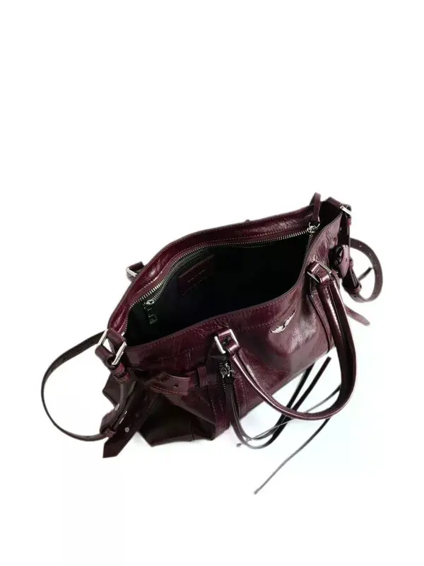 Zadig&Voltaire Madison Small Vintage Patent Bag - Red
