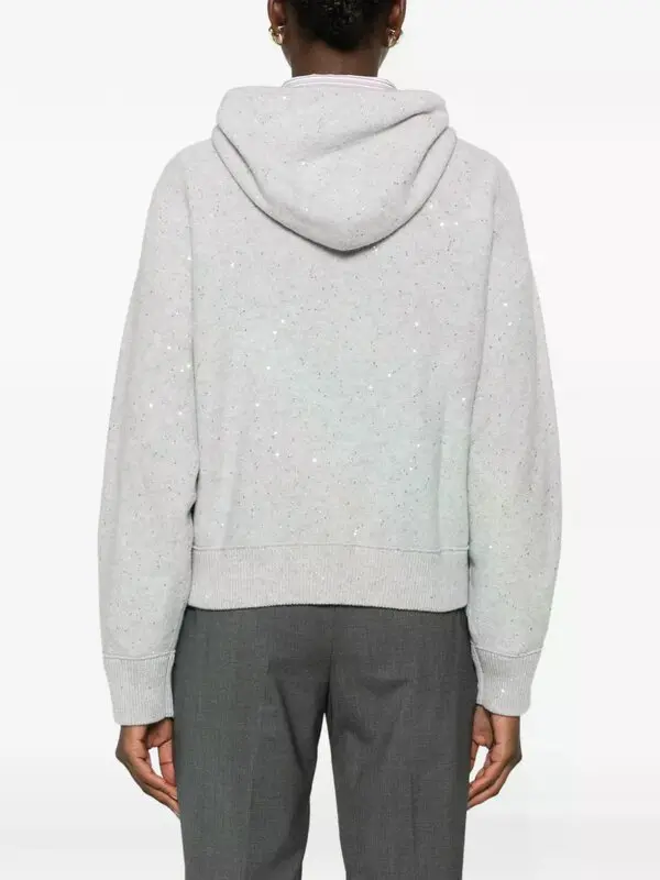 Antonelli Firenze Sequin-embellished Drawstring Hoodie