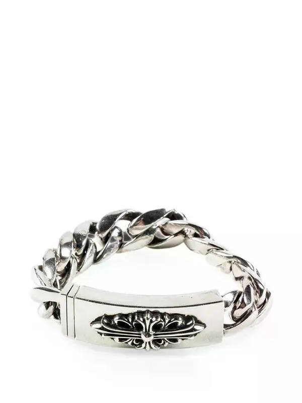 Chrome Hearts Engraved-logo Bracelet - Silver