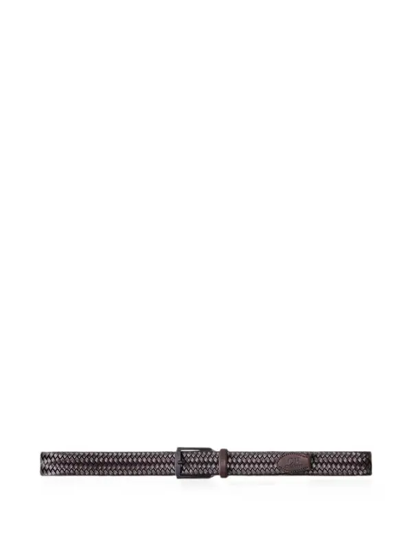 C.P. COMPANY Woven Leather Belt - Brown