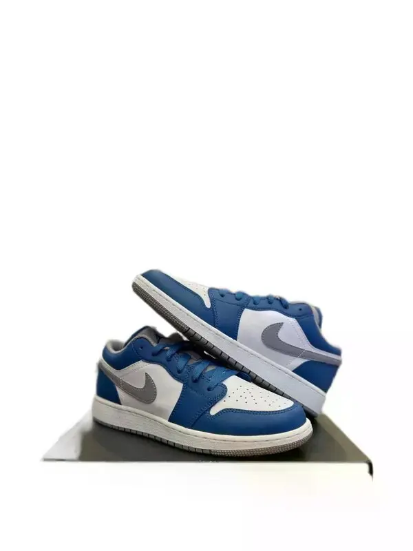 JORDAN 1 Low True Leather Sneakers - Blue