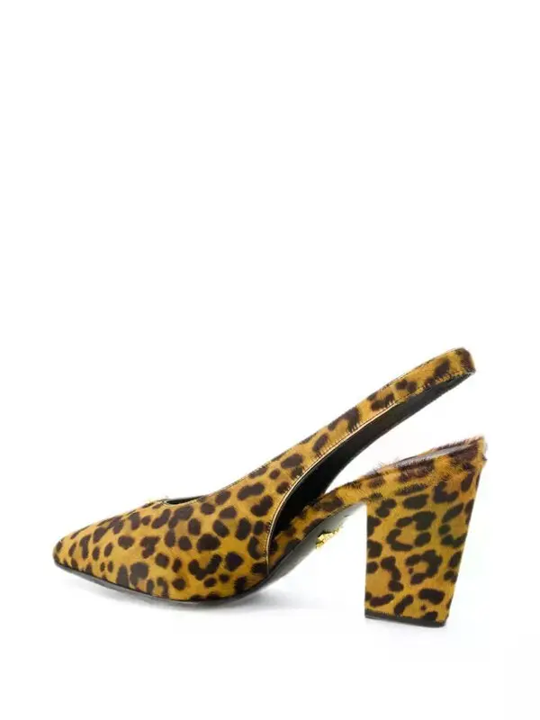 Prada Leopard-print Pointed-toe Pumps