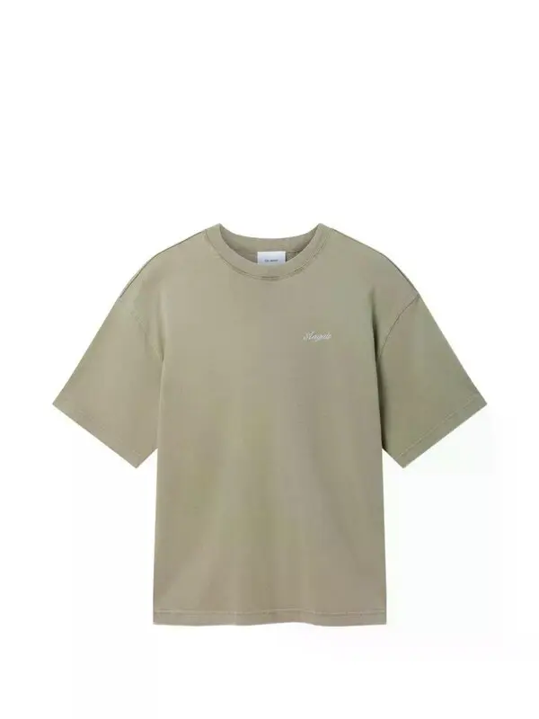 Axel Arigato Honor Washed-effect T-shirt - Green