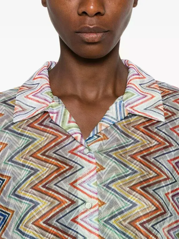 Missoni Zigzag-knit Shirt