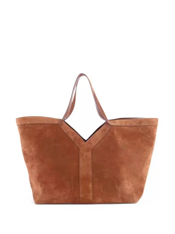 Saint Laurent Y Leather Medium Tote Bag - Brown