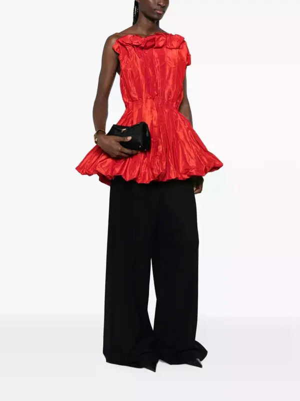 Tove Marina Pleated Strapless Top