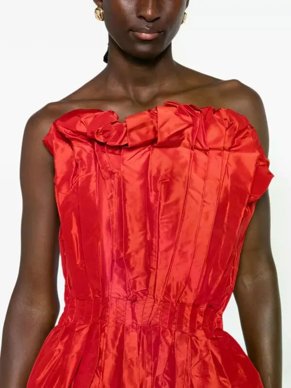 Tove Marina Pleated Strapless Top