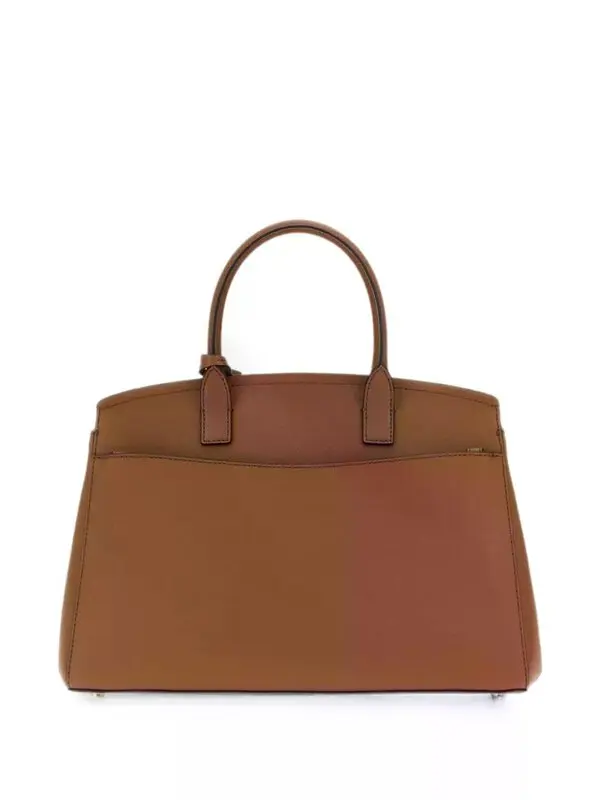 Michael Kors Hamilton Logo-plaque Leather Tote Bag