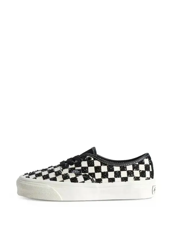 VANS Authentic Checkerboard Sneakers - Black