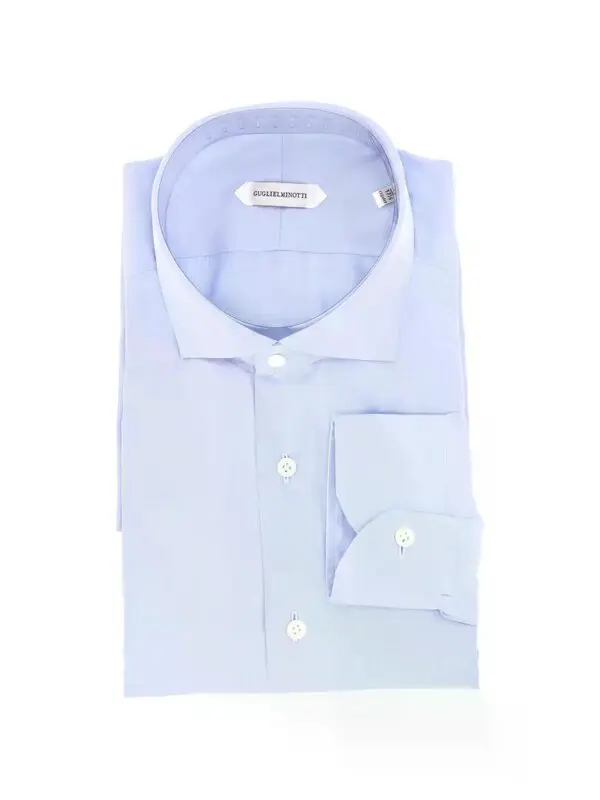 GUGLIELMINOTTI Pointed-collar Shirt - Blue