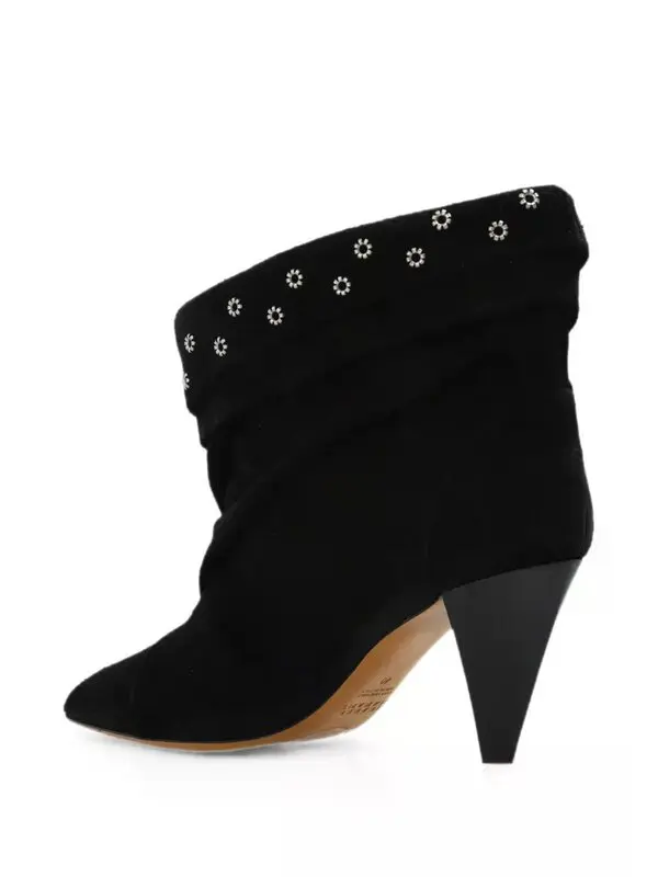 Isabel Marant Étoile Lyone Stud-embellished Ankle Boots