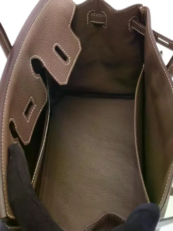 Hermès 2010s Birkin 25 Togo Tote Bag - Brown