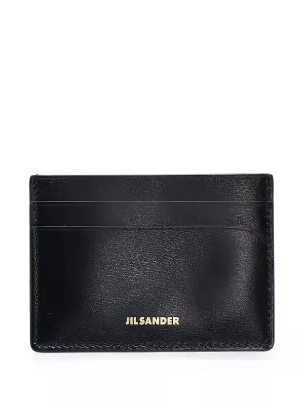 JIL SANDER Logo-print Card Holder - Black