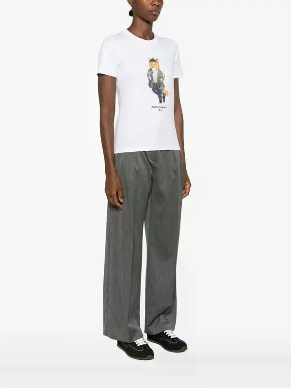 Maison Kitsuné Weekend Fox Printed T-shirt