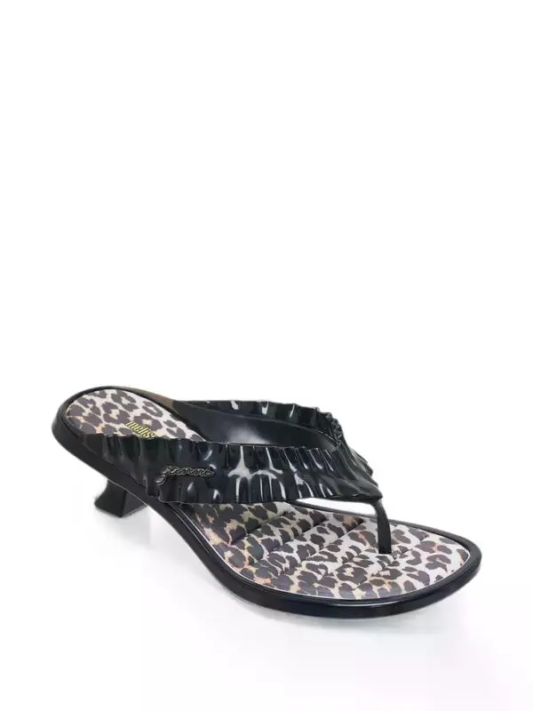 GANNI Melissa Ruffled Thong Pumps