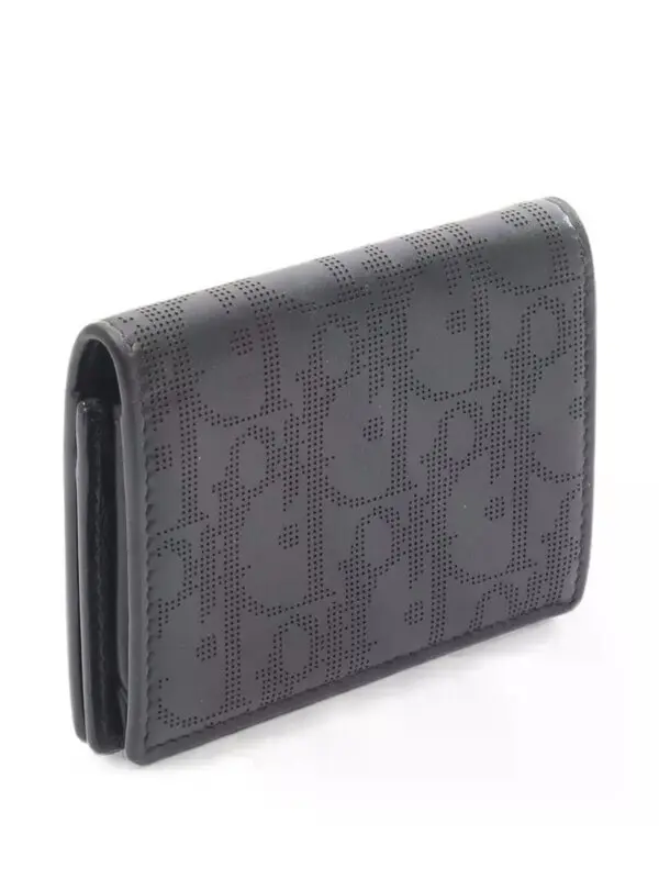 Dior 2000s Oblique Perforated Wallet