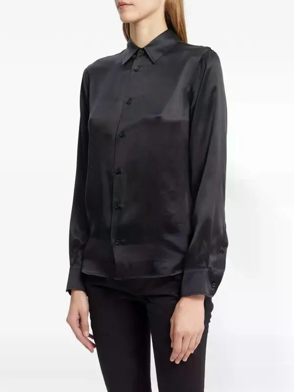ANN DEMEULEMEESTER Lais Lace-up Shirt - Black