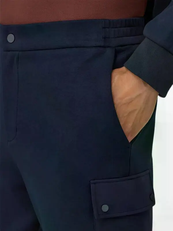 Boggi Milano Cotton Blend Scuba B Tech Joggers