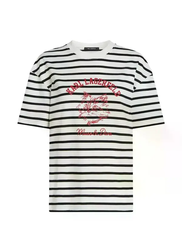 Karl Lagerfeld Ikon Choupette Muse T-shirt - White