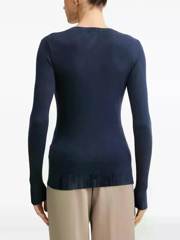 Guess Crystal-embellished Logo-print Sweater