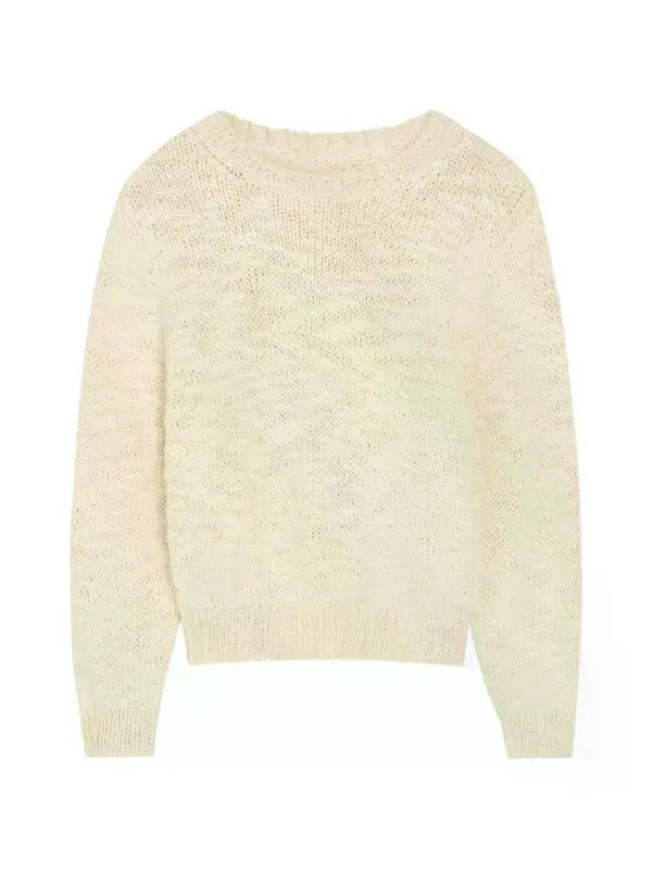 Suzie Kondi Kismet Chunky-knit Crew-neck Sweater - Neutrals
