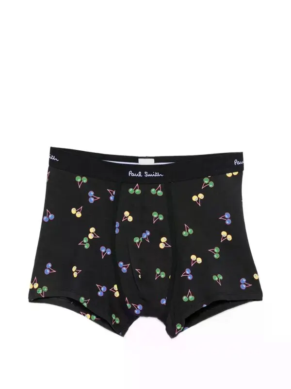 Paul Smith Patterned-print Seven-set Boxers - Black