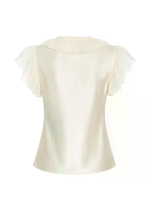 Ulla Johnson Ilyana Ruffled Silk Blouse