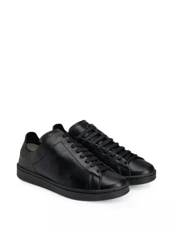 Y3 Stan Smith Perforated-detail Leather Trainers