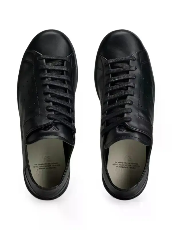Y3 Stan Smith Perforated-detail Leather Trainers