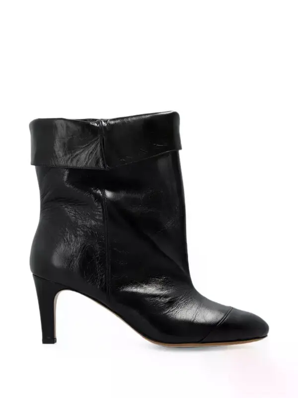 Isabel Marant Étoile Eldra Fold-over Ankle Boots - Black