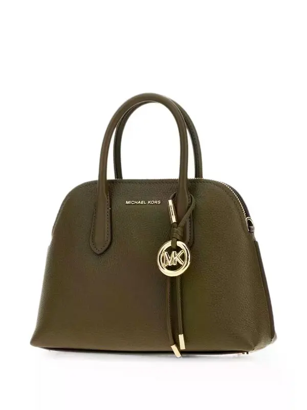 Michael Kors Freddie Dome-shaped Leather Tote Bag - Green