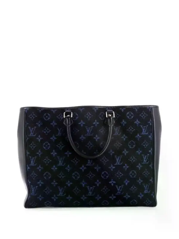 LOUIS VUITTON Grand Sac Bag Monogram Jacquard Tote Bag - Blue