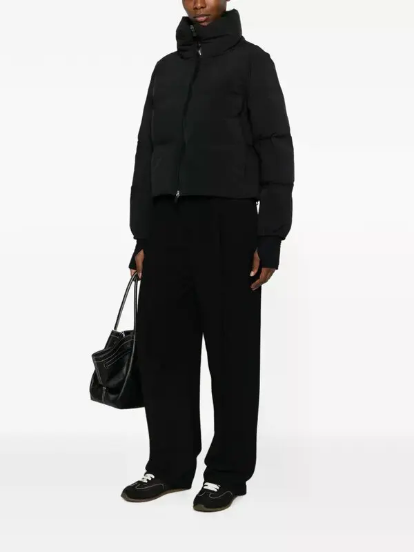 Herno Quilted High-neck Jacket - Black