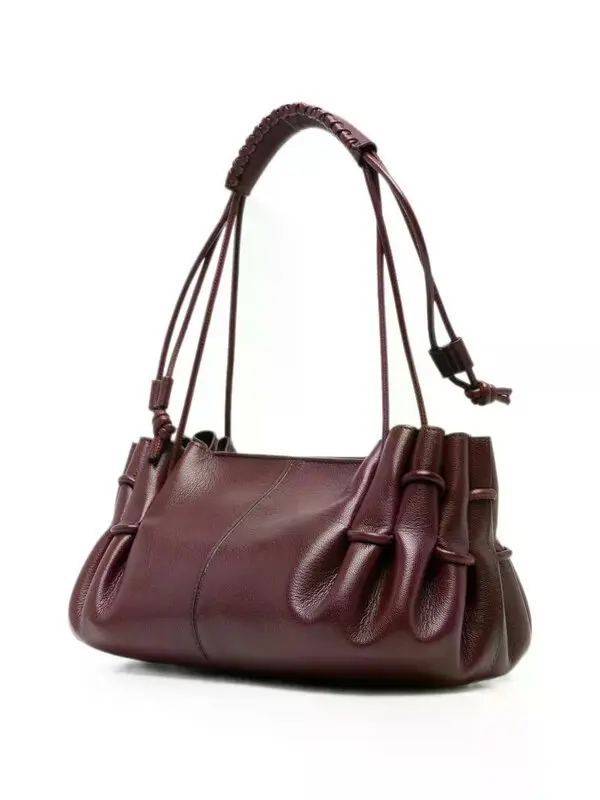 Hereu Ruched Leather Tote Bag