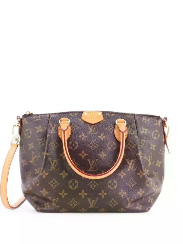 LOUIS VUITTON Turenne Handbag Monogram Canvas Pm Satchel - Brown