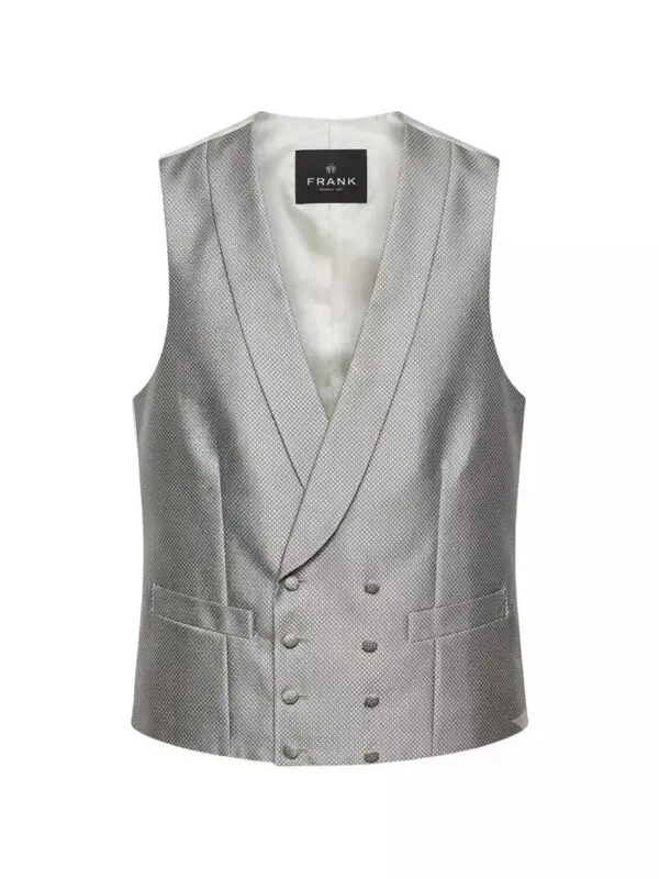 FRANKS Double-breasted Jacquard Waistcoat