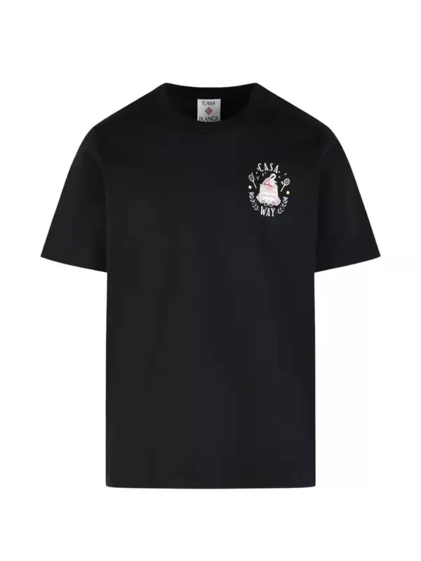Casablanca Casaway Graphic-print T-shirt - Black