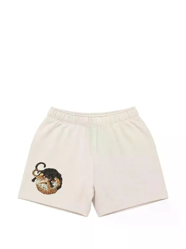 MELT Graphic-print Cotton Shorts