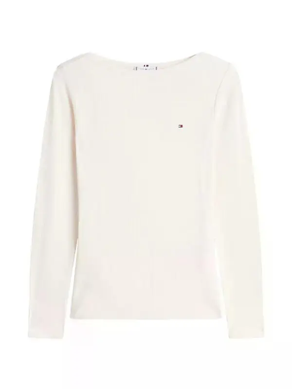 Tommy Hilfiger Boat-neck T-shirt - Neutrals