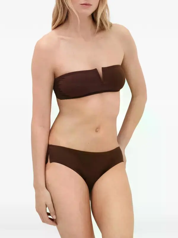 ERES Arcade Bandeau Bikini Top - Brown