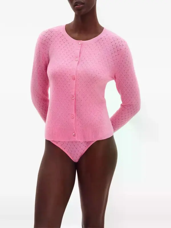 ERES Sucrerie Pointelle-knit Cardigan