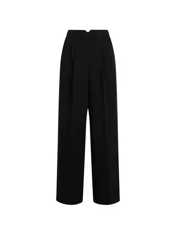 Karl Lagerfeld Studio Wide-leg Trousers - Black